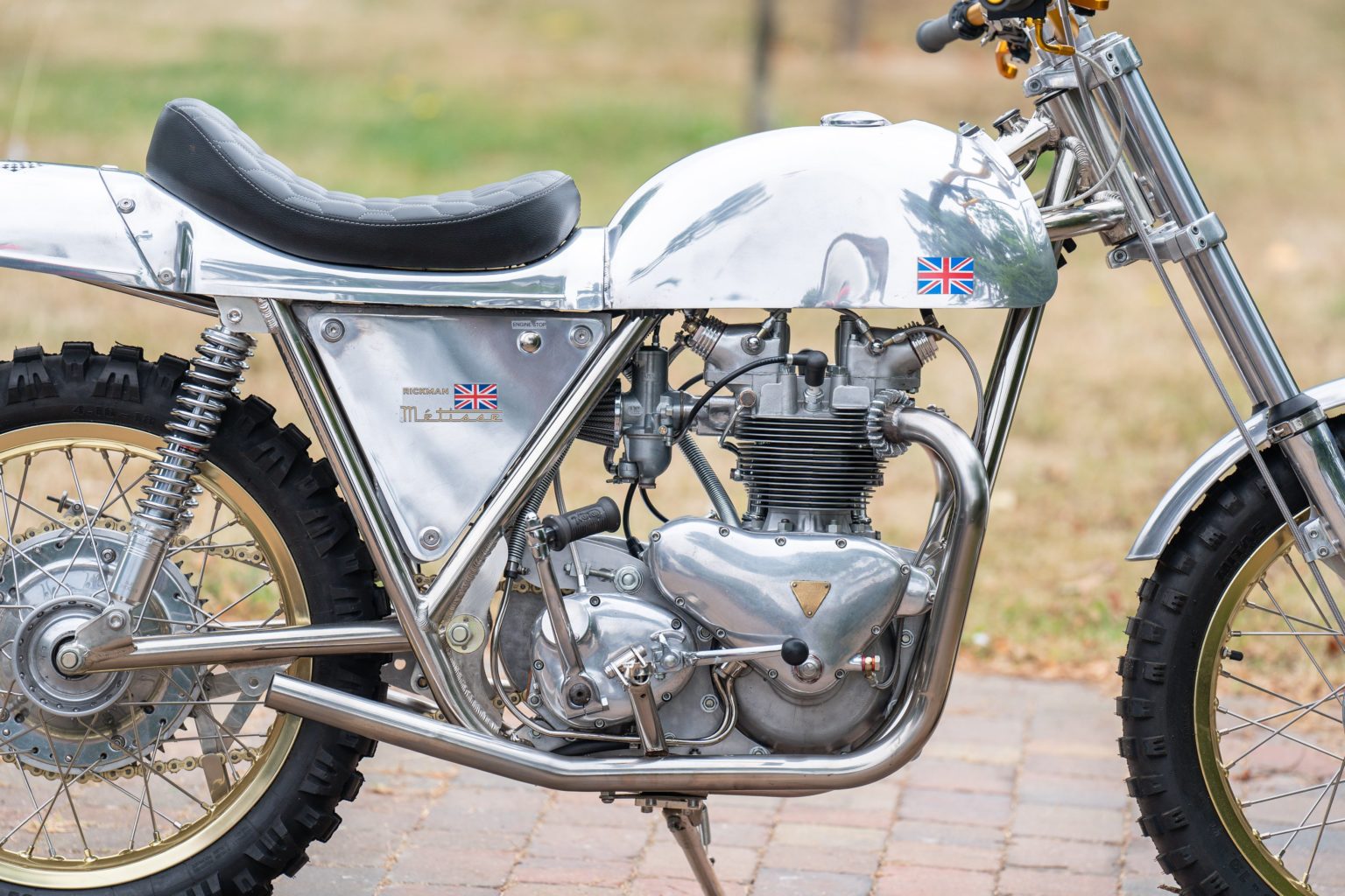 Brand New Classic: A Freshly-Built Rickman Metisse Triumph Scrambler