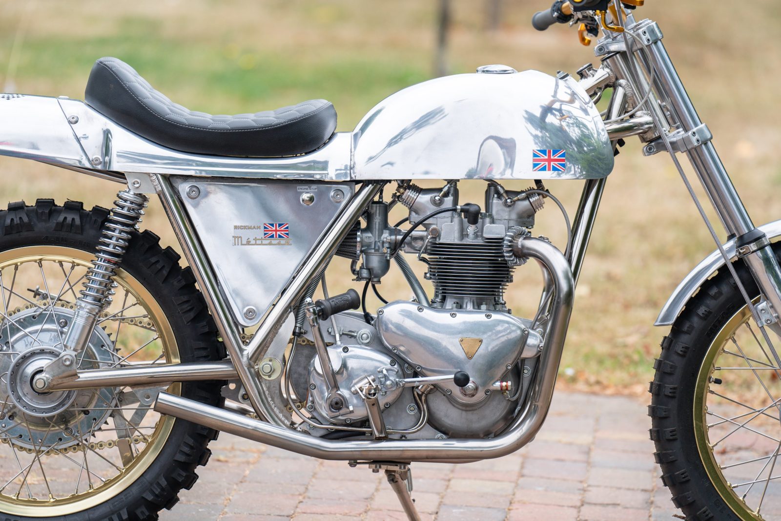 Brand New Classic: A Freshly-Built Rickman Metisse Triumph Scrambler