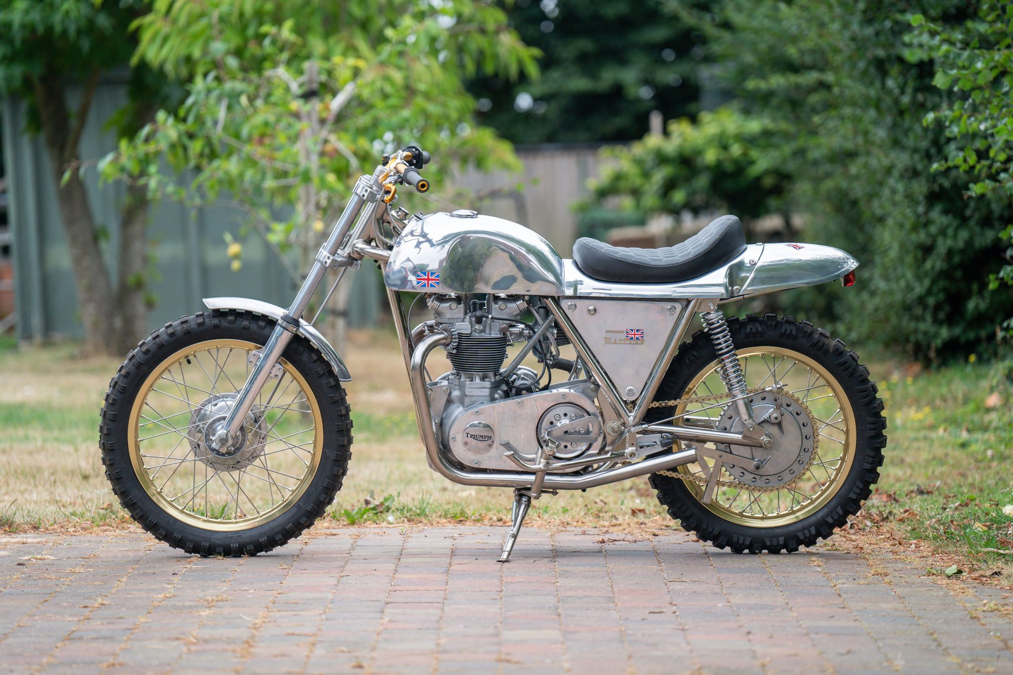 Brand New Classic: A Freshly-Built Rickman Metisse Triumph Scrambler
