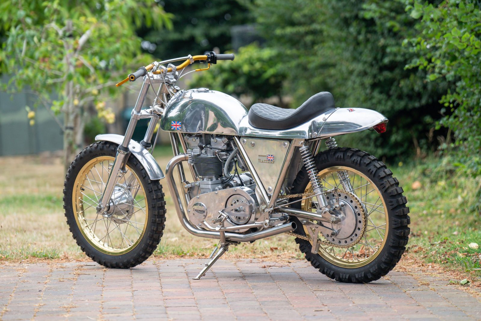 Brand New Classic: A Freshly-Built Rickman Metisse Triumph Scrambler