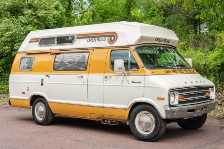 A Retro Home On Wheels: 1974 Dodge Tradesman B300 Camper Van