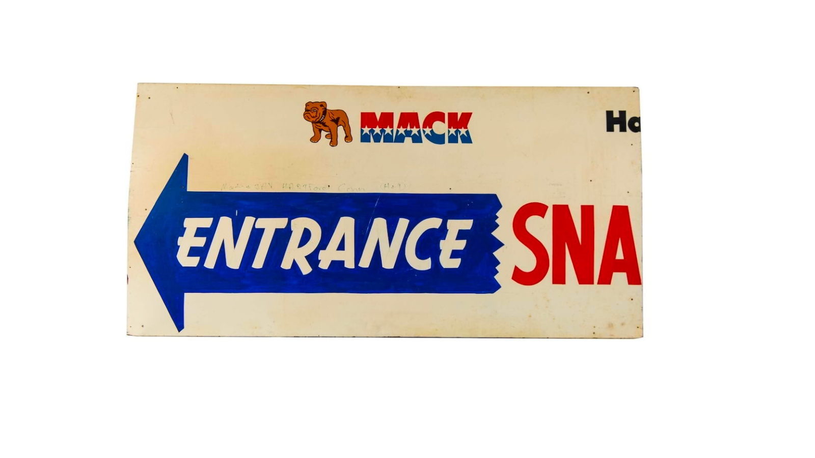 An Original Evel Knievel Snake River Canyon Jump Sign