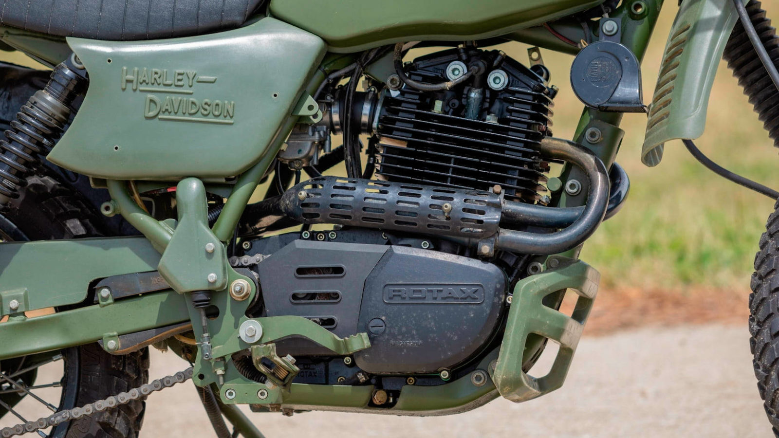 A Rare Harley-Davidson MT500 Military Motorcycle