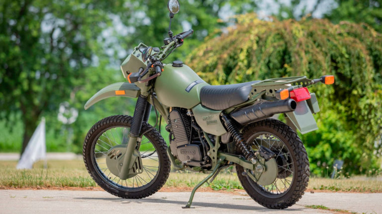 A Rare Harley-Davidson MT500 Military Motorcycle