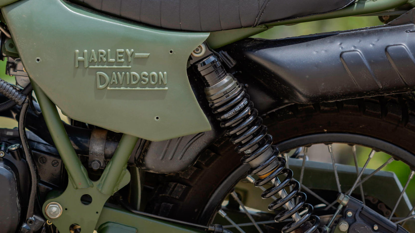 A Rare Harley-Davidson MT500 Military Motorcycle
