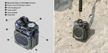 The Muzen Wild Mini Rugged Outdoor Speaker