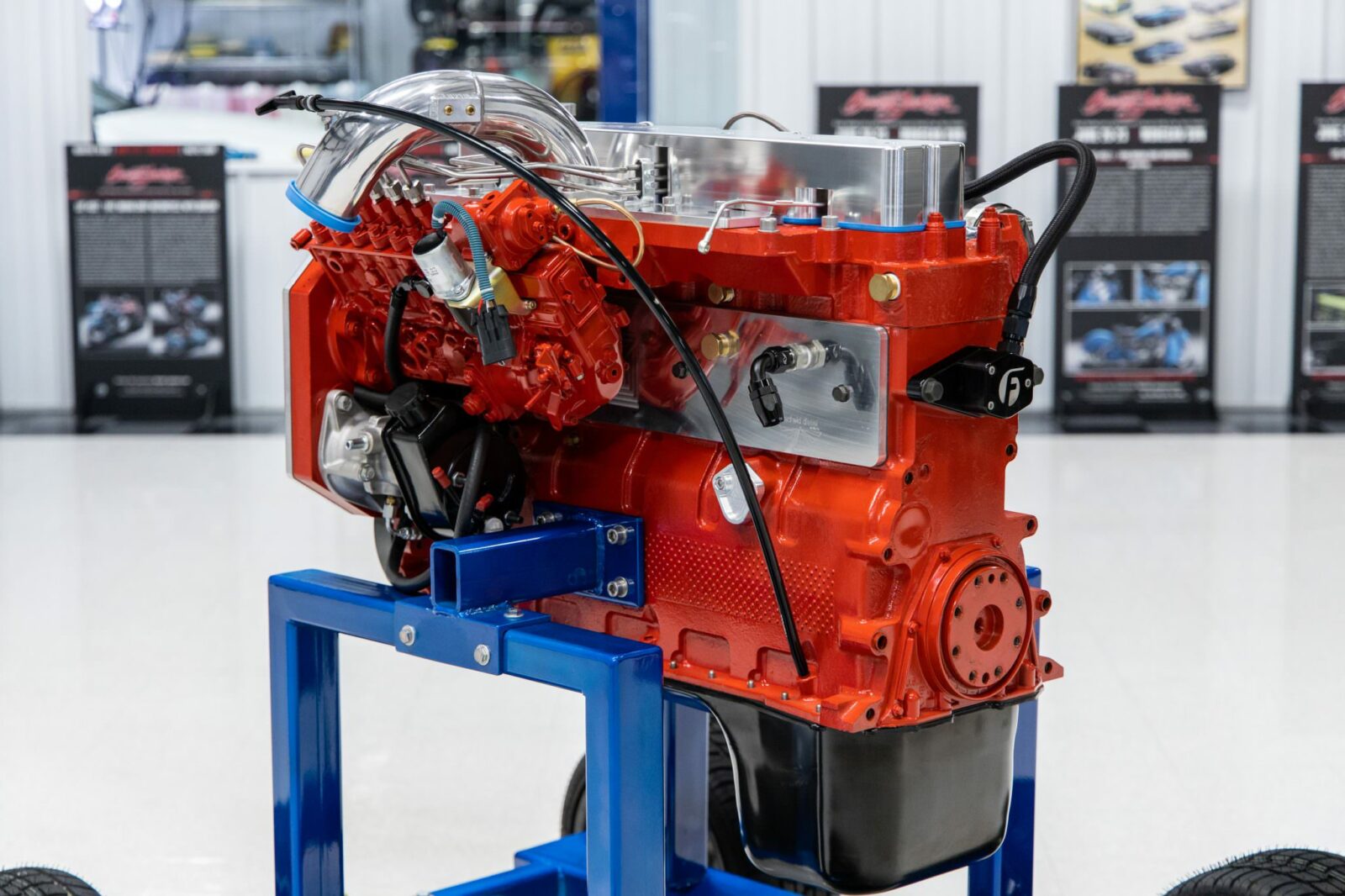Ready For Transplant: A Modified Cummins 5.9 Liter Turbodiesel Engine