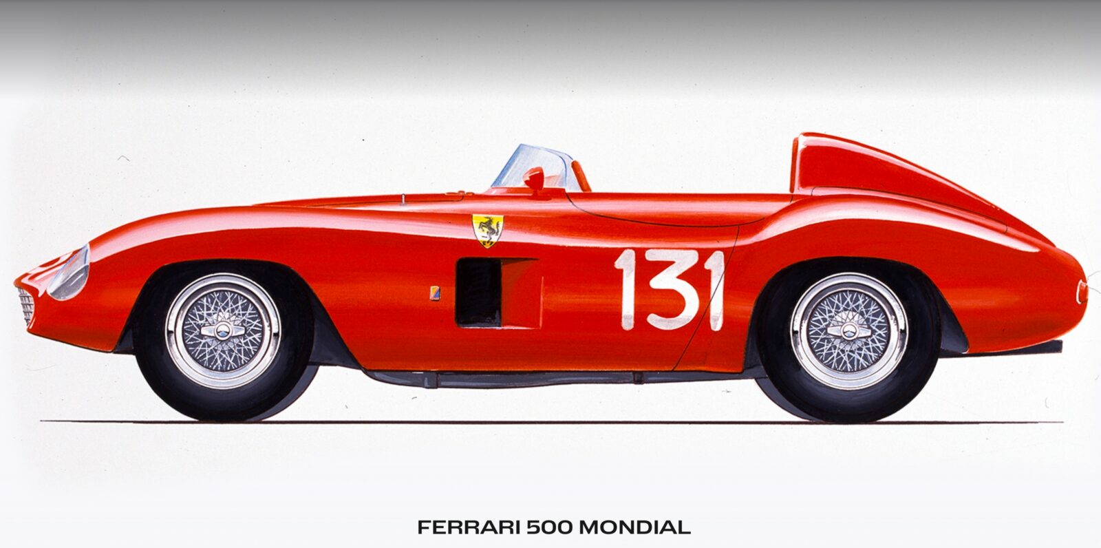 Display Piece: A Ferrari 500 Mondial Front End