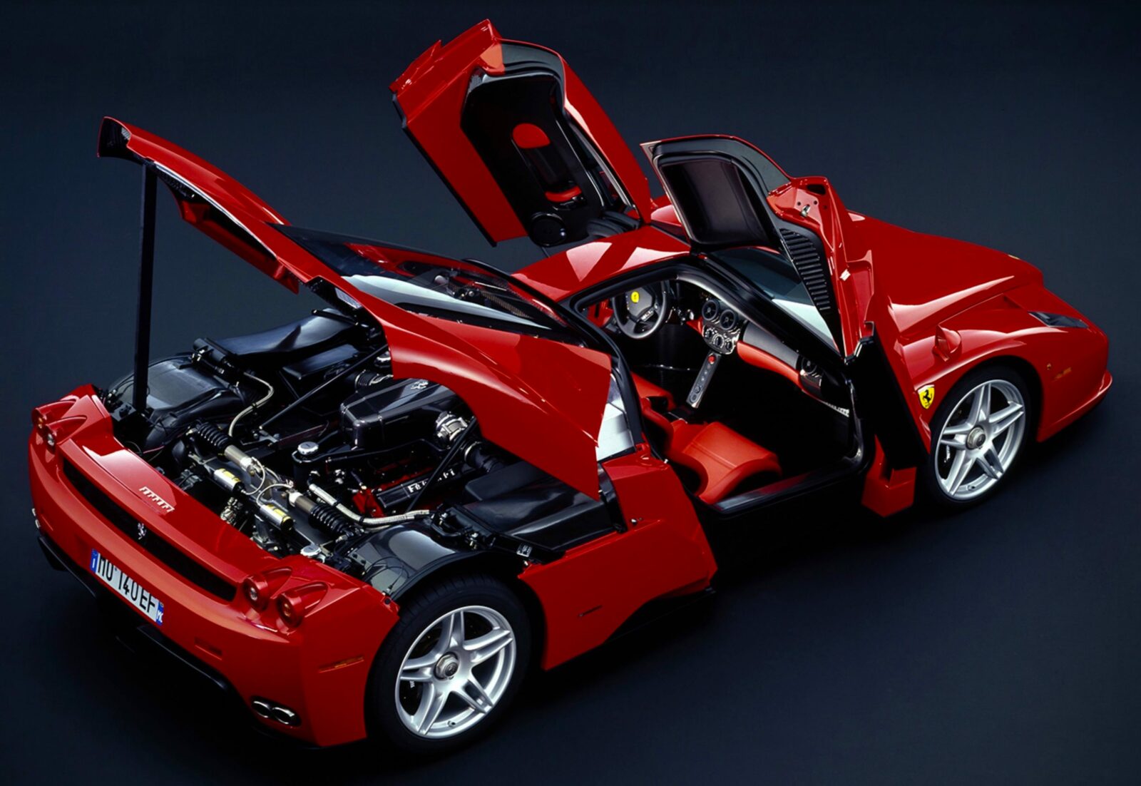 Still In The Factory Crate: A Ferrari Enzo V12 Engine