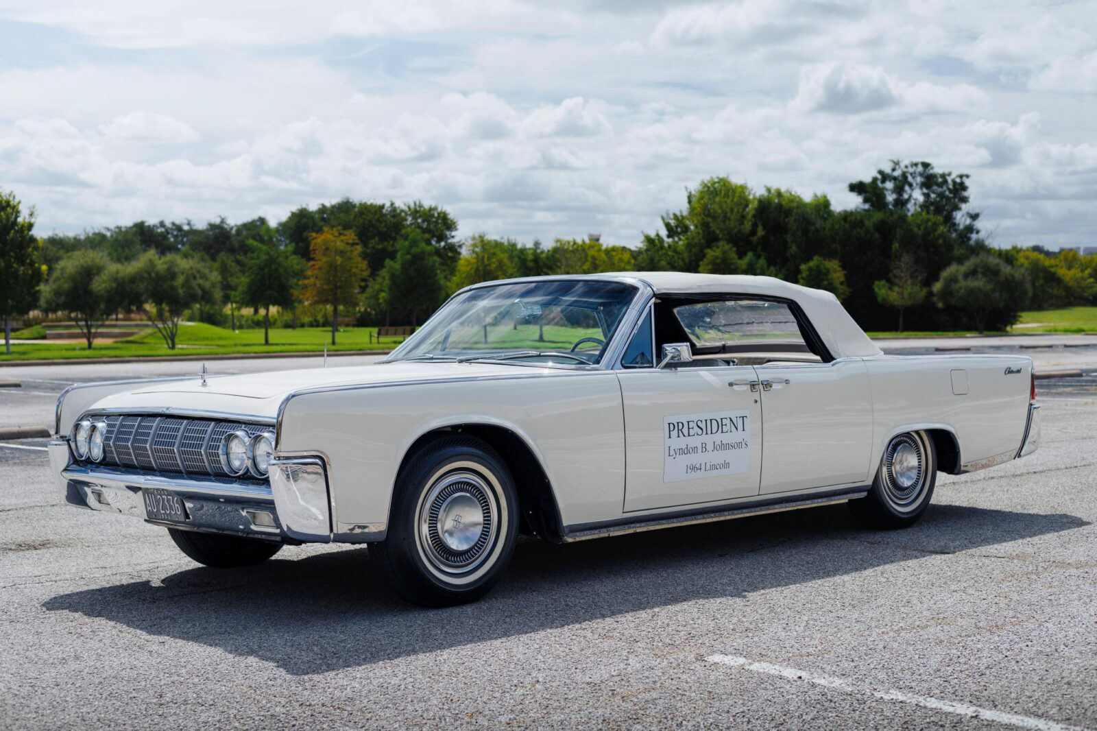 Lyndon B. Johnson's 1964 Lincoln Continental Convertible is For Sale