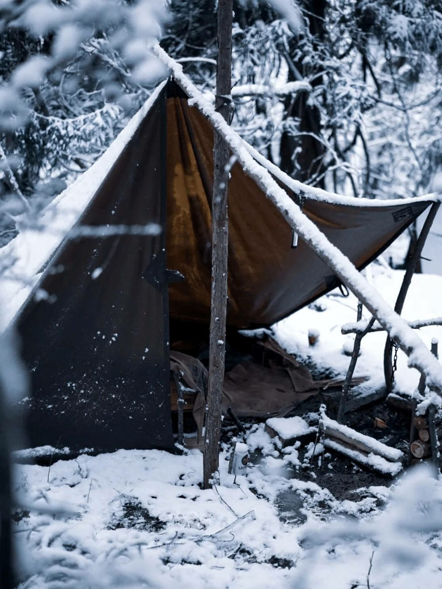 The Nessmuk Bushcraft Oilskin Camping Tarp By Bushcraft Spain