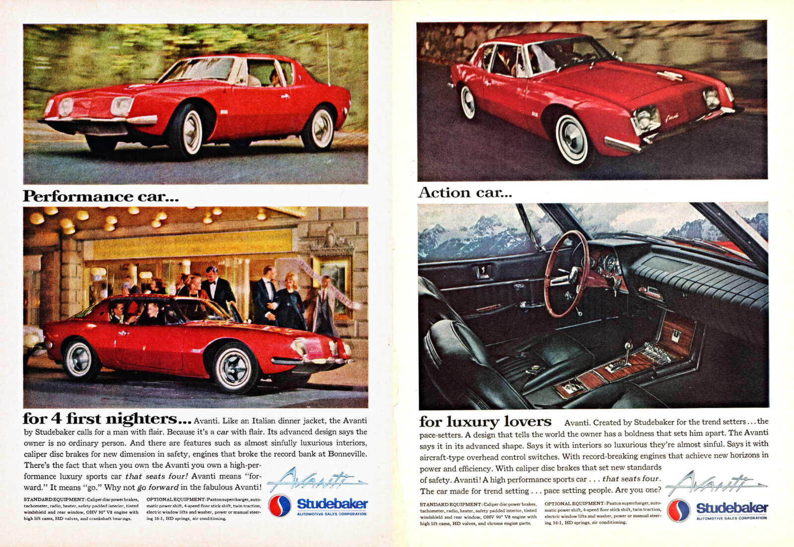 Studebaker Avanti "The World's Fastest Production Car"
