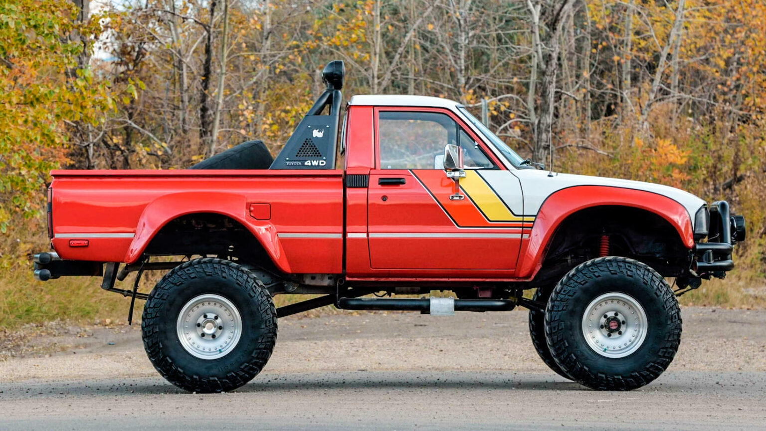 An Adventure-Spec Toyota Hilux SR5 Pickup Truck
