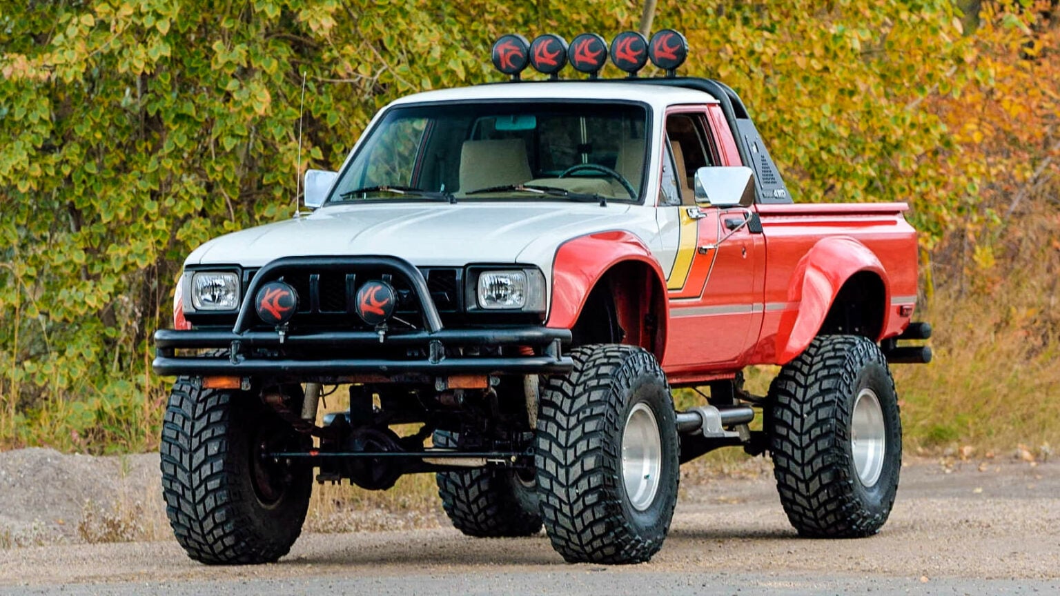 An Adventure-Spec Toyota Hilux SR5 Pickup Truck