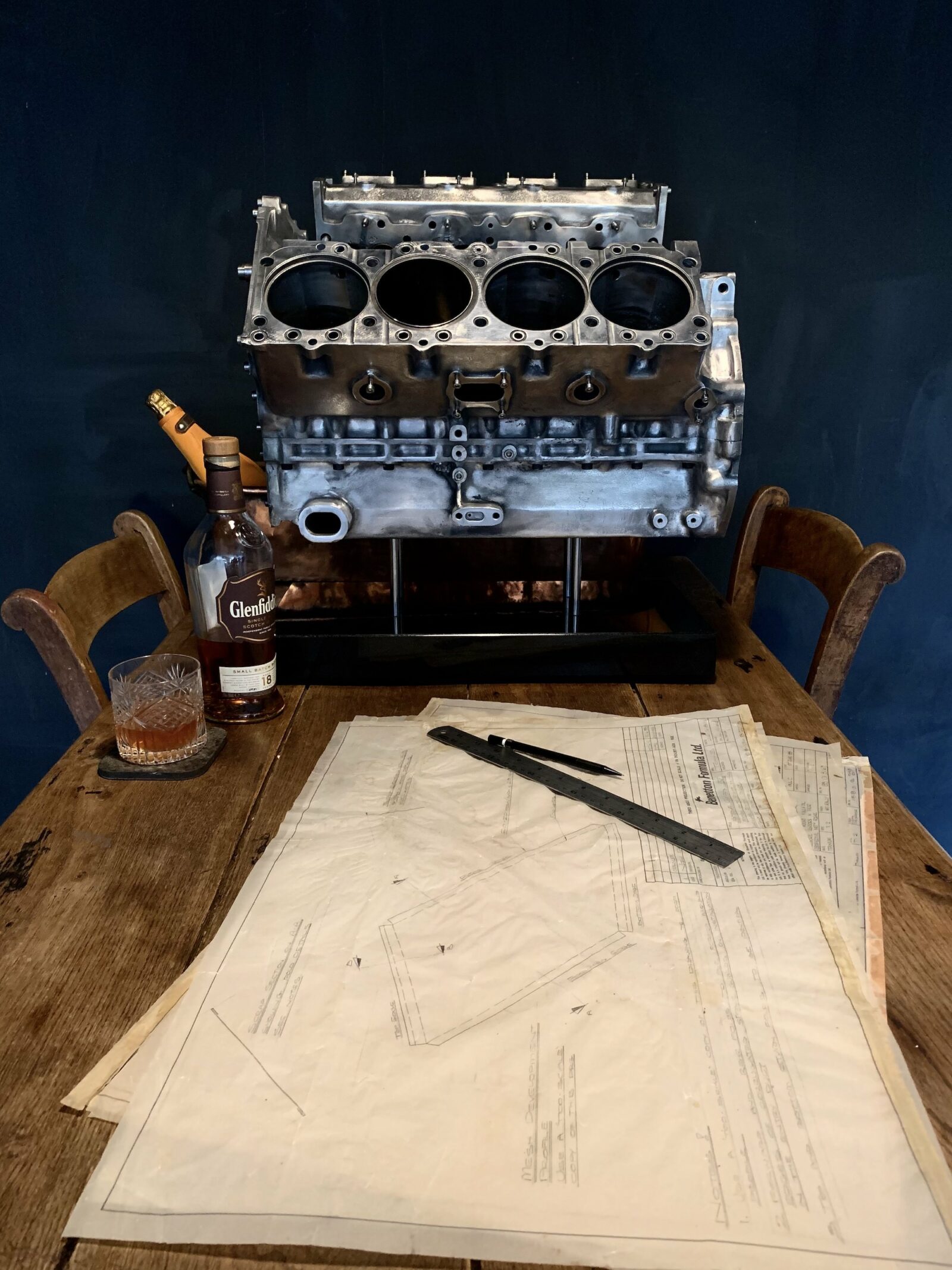 This Blown Cosworth DFR Formula 1 Engine Is Now A Sculpture