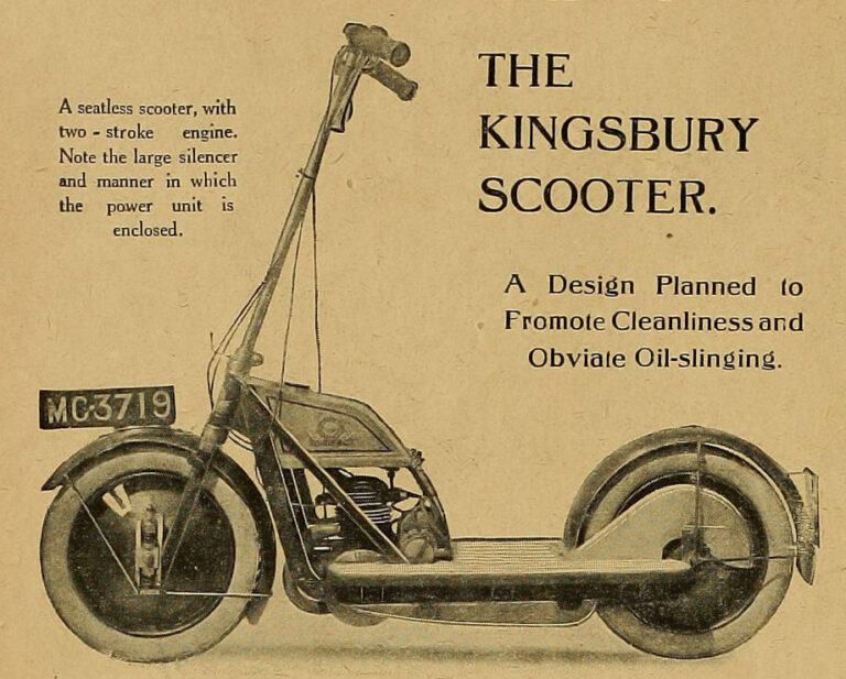 A Rare Kingsbury 2¼ hp: A 102 Year Old Motor Scooter