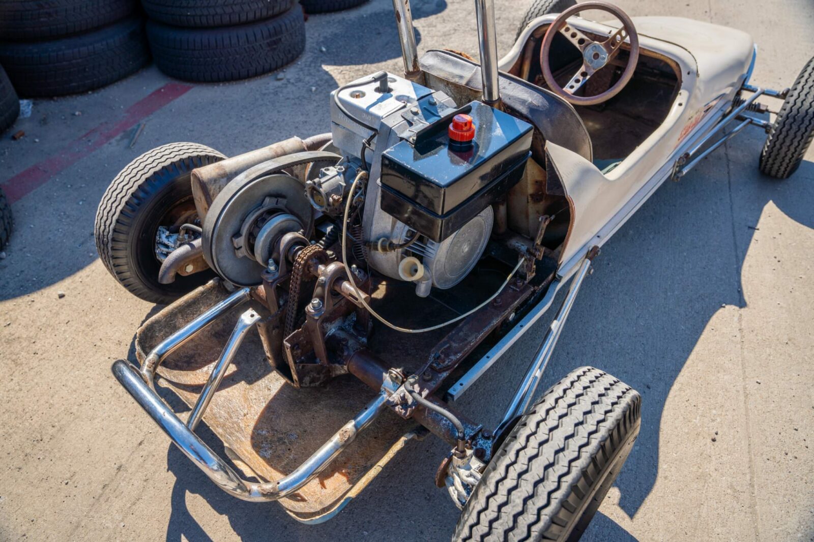 Polaris Star Car: A Vintage Snowmobile-Powered Racer