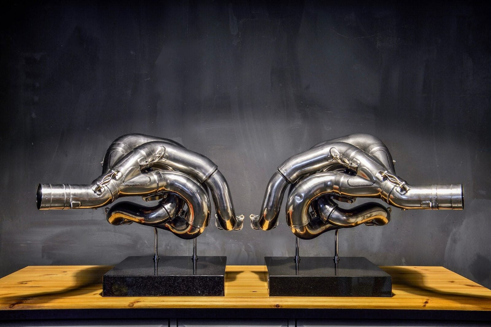 A Sauber C32-Ferrari Formula 1 Exhaust Manifold As A Sculpture
