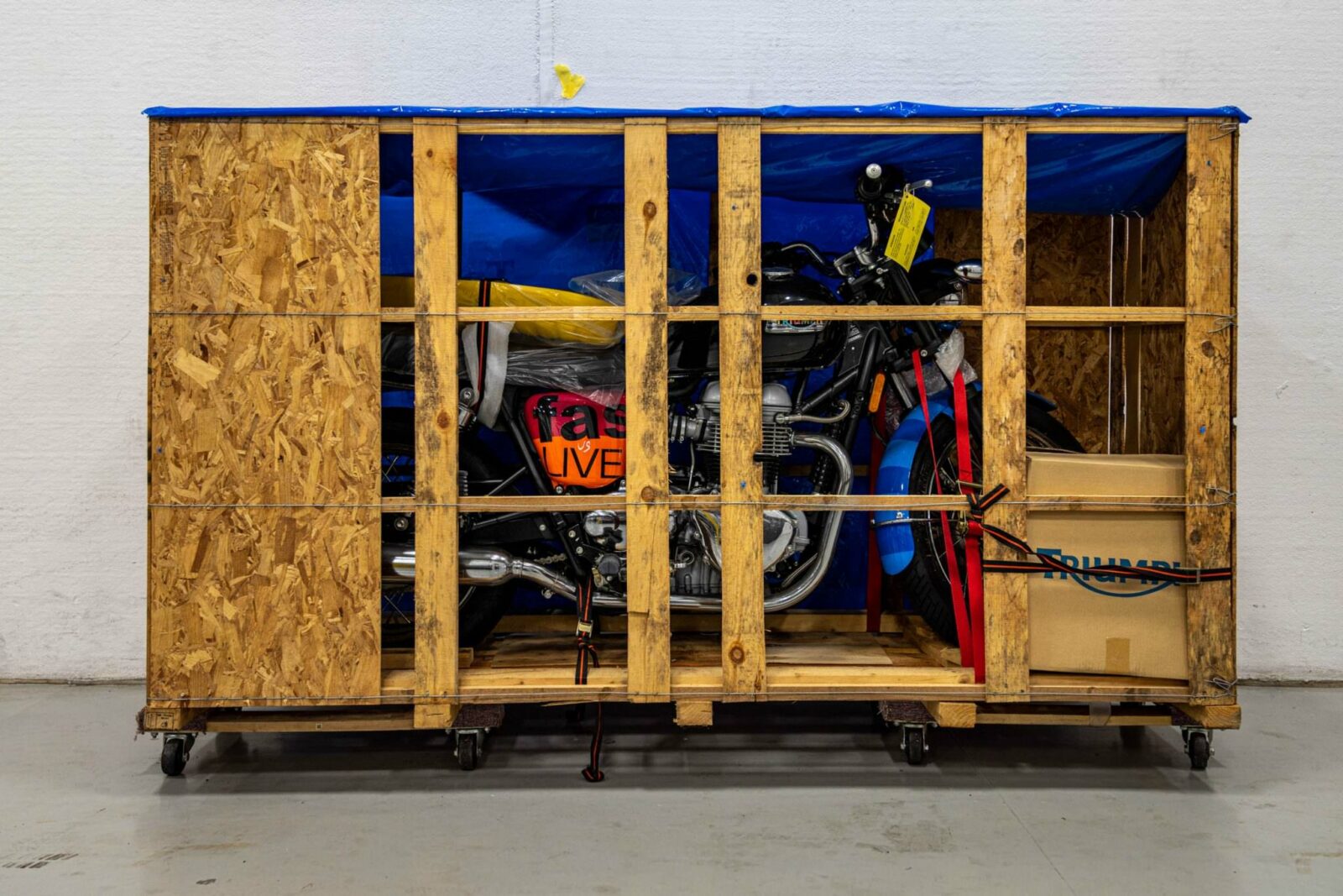 Still In The Factory Crate: A Triumph Bonneville T100 Paul Smith