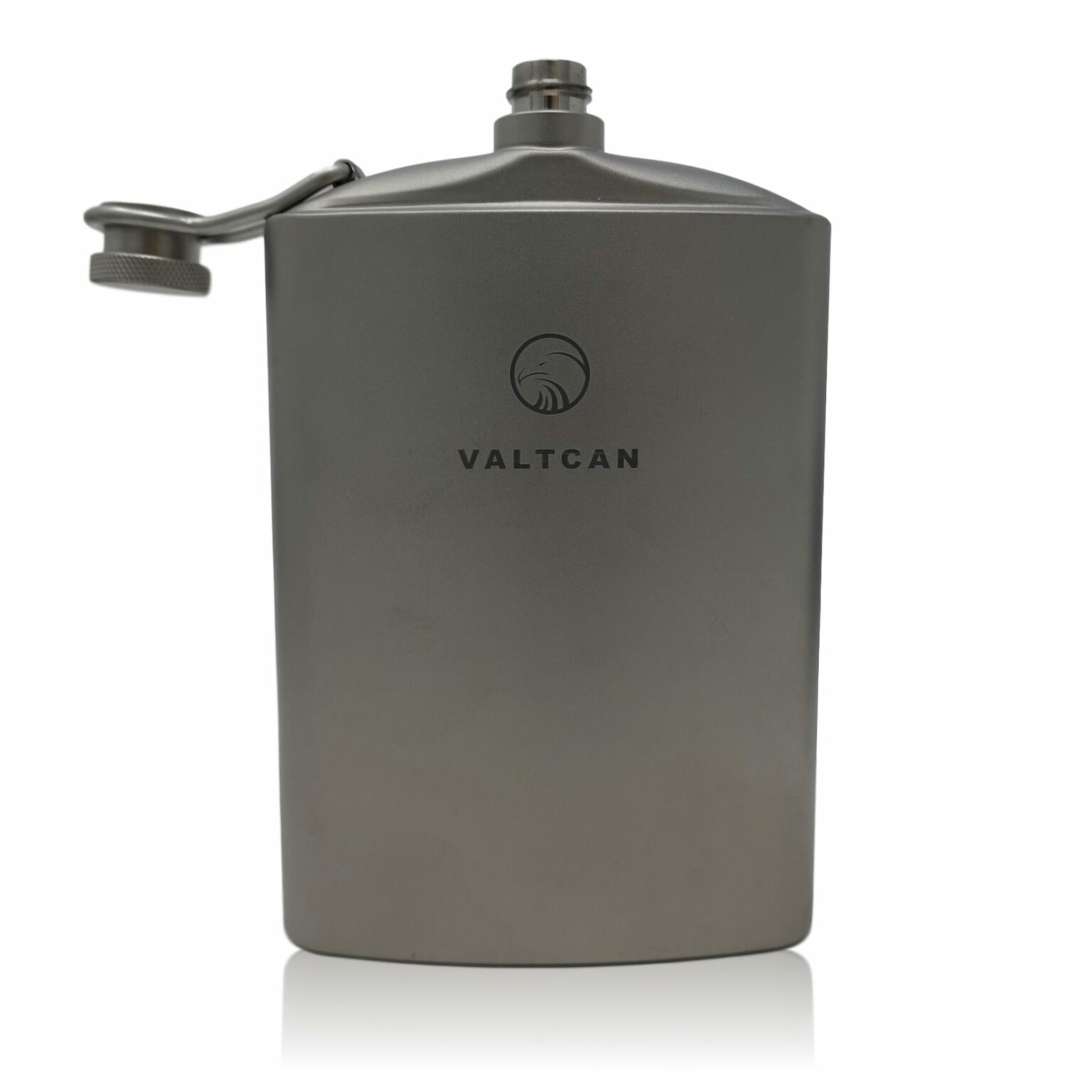 The Valtcan Titanium Hip Flask - Military Canteen Design