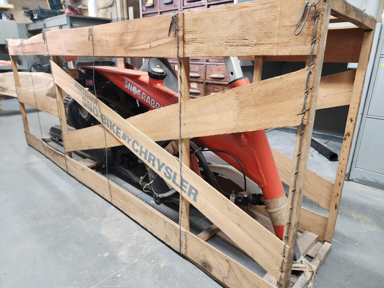 Still In The Factory Crate: A 1979 Chrysler Sno-Runner