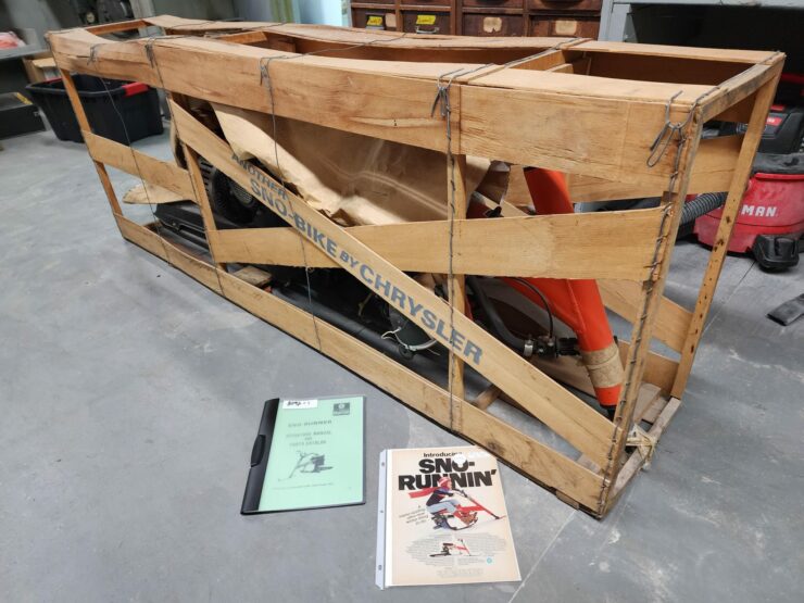 Still In The Factory Crate: A 1979 Chrysler Sno-Runner