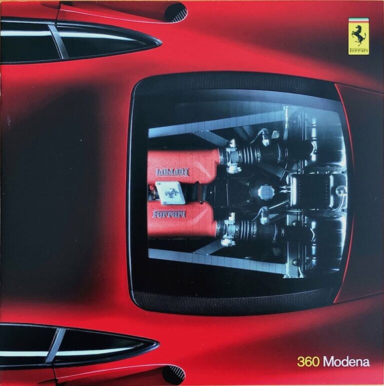 A Ferrari 360 Modena V8 Engine Coffee Table