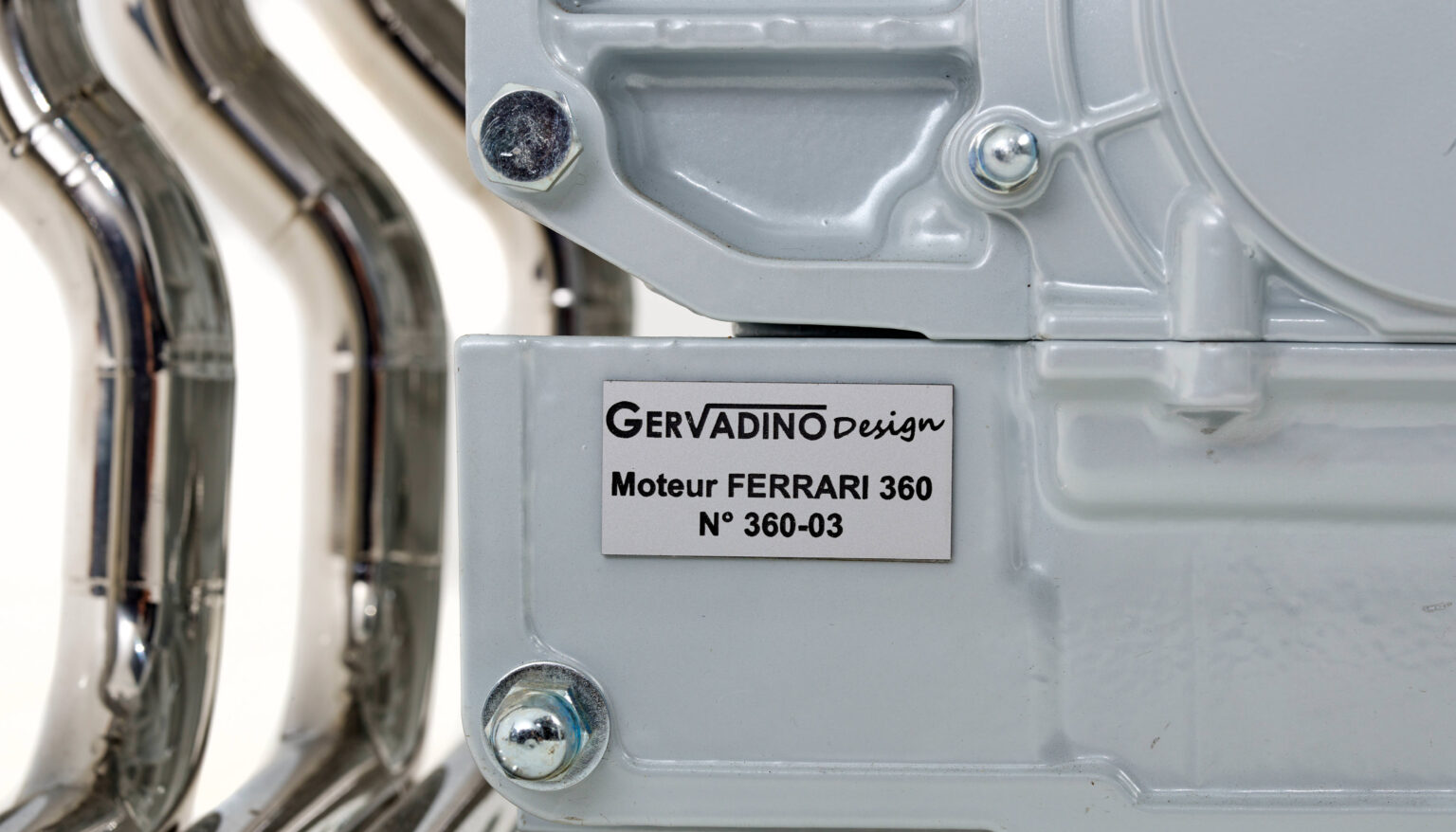 A Ferrari 360 Modena V8 Engine Coffee Table