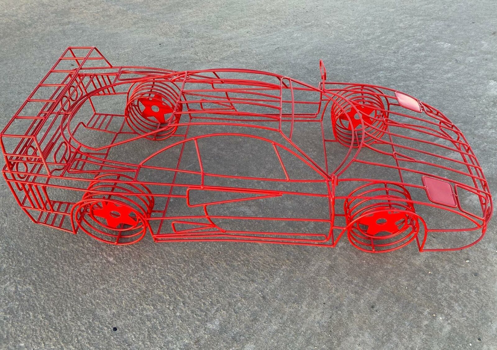 For Sale: Ferrari F40 Wire Frame Sculpture
