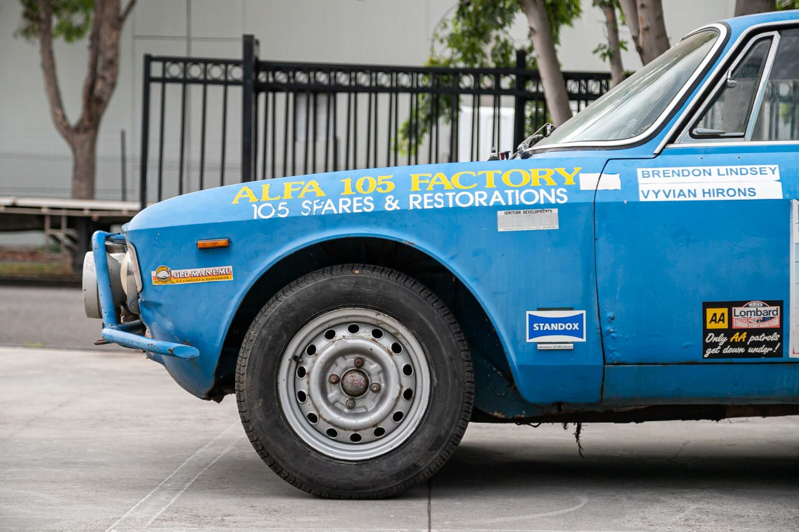 An Alfa Romeo Giulia 1600 Sprint GT Veloce London-To-Sydney Rally Veteran