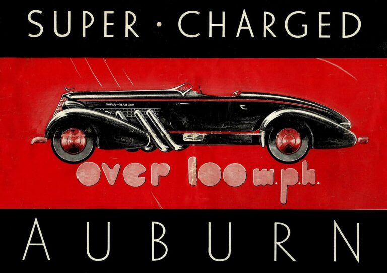 The Auburn Supercharged Speedster: Possibly The Most Beautiful American ...