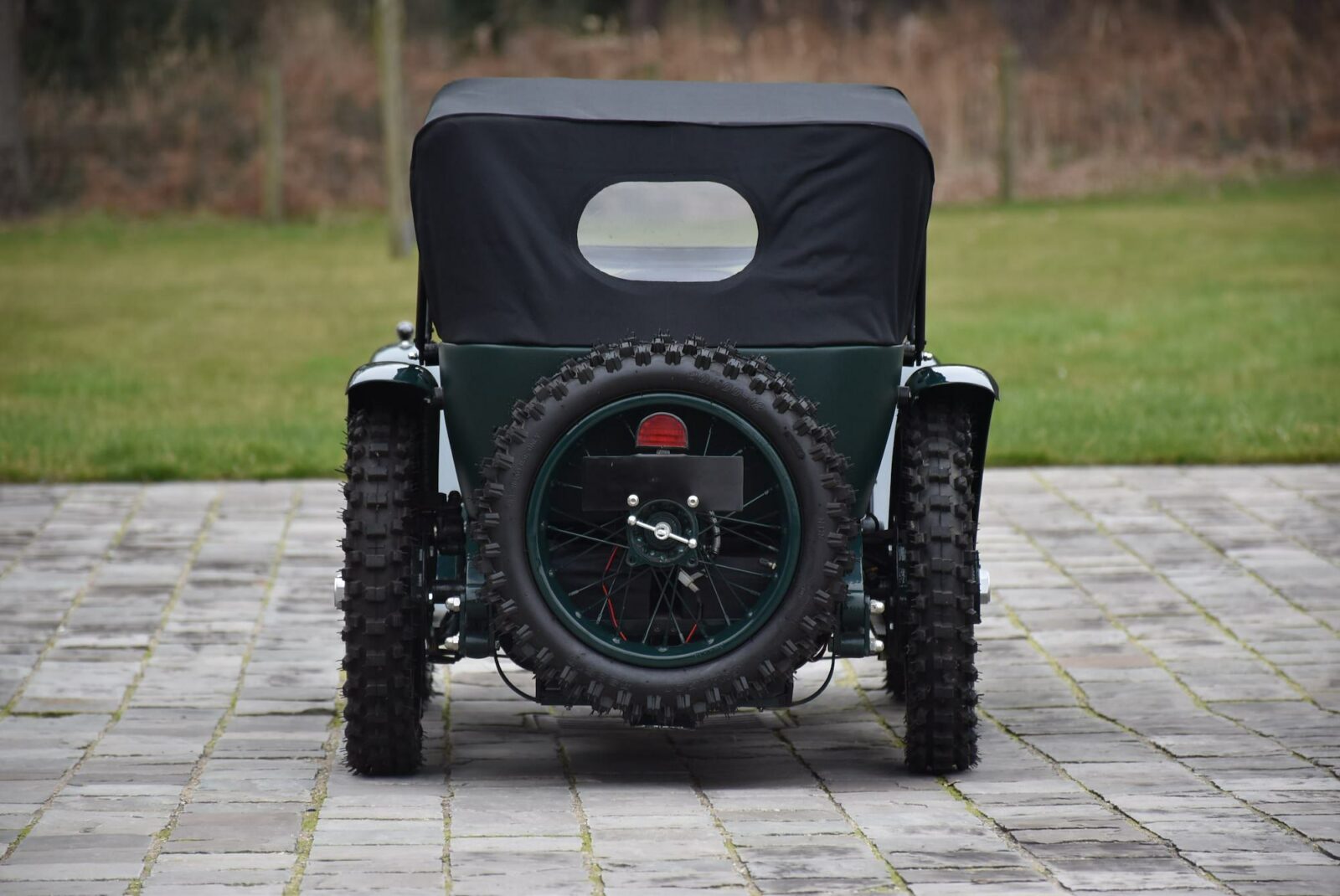 A 100% Electric Miniature Bentley – With Knobby Tires