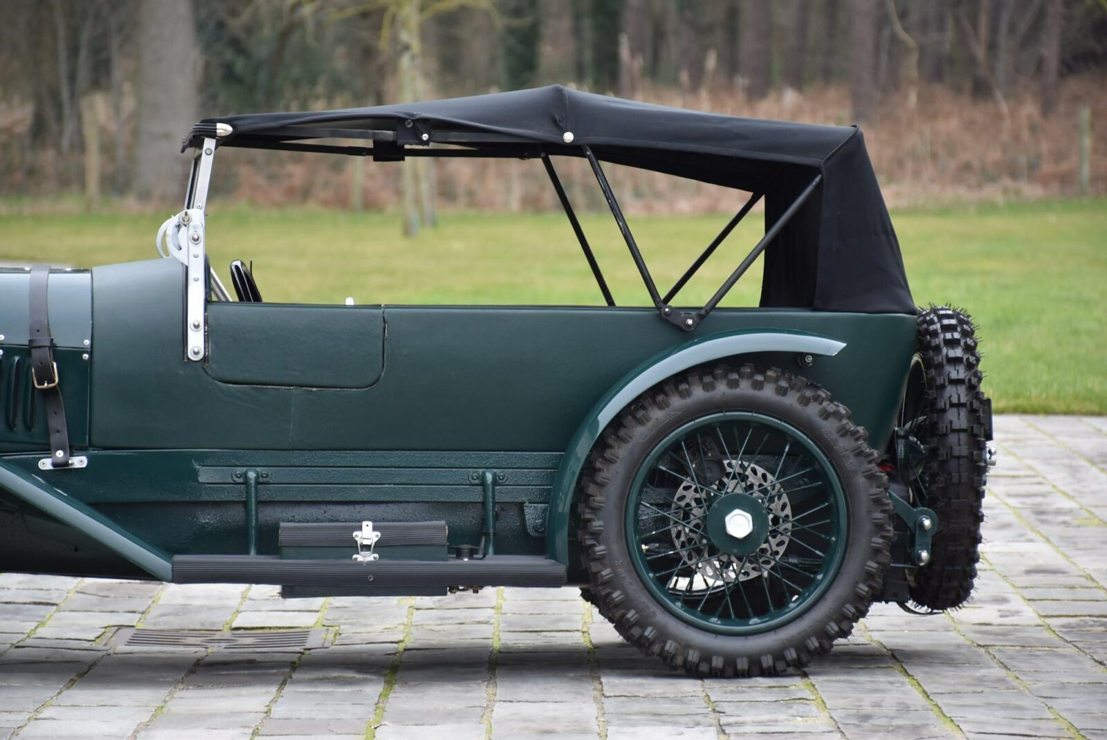 A 100% Electric Miniature Bentley – With Knobby Tires