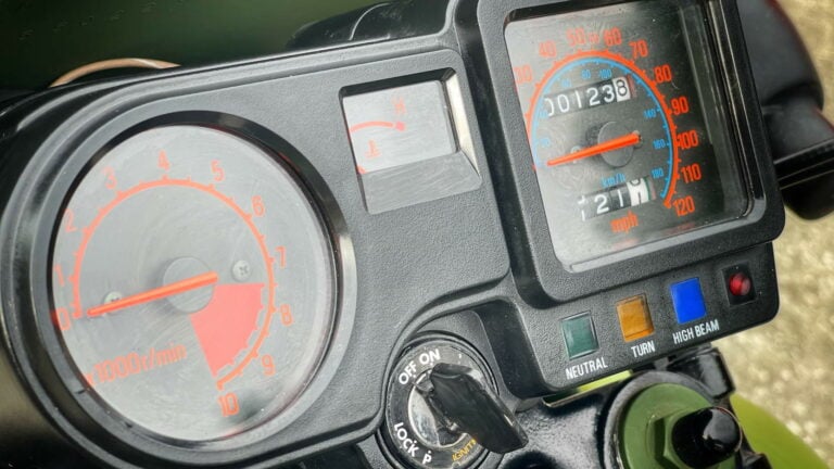 A Rare Kawasaki KLR650 Diesel-Powered Motorcycle For The Special Forces