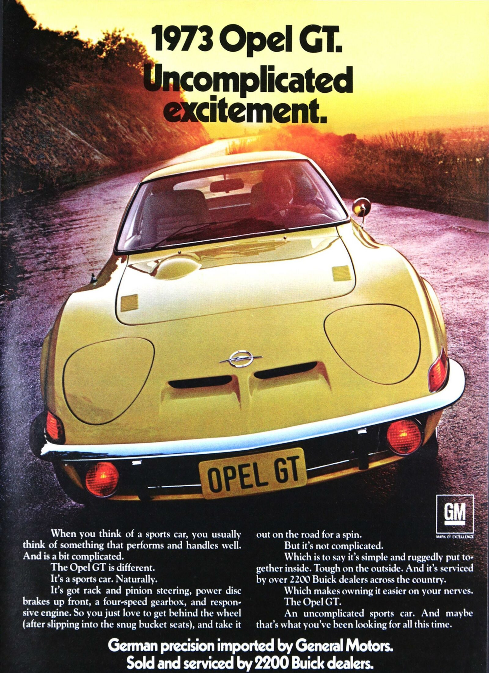 1970 Opel GT – The European "Baby Corvette"