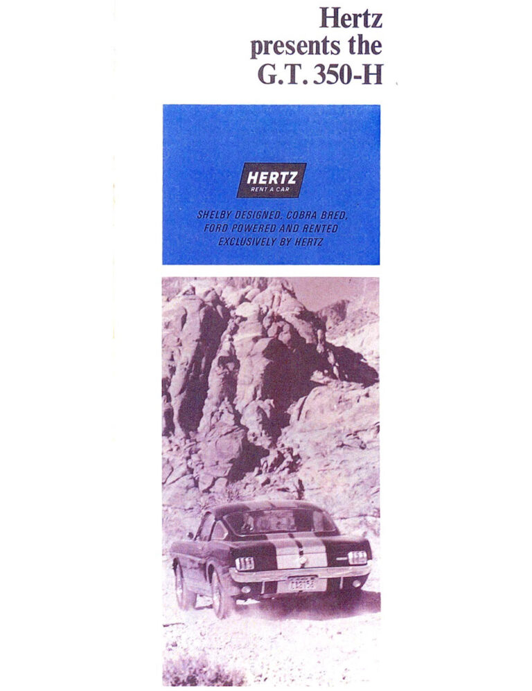 The Greatest Rental Car In History: The Shelby GT350H "Rent-A-Racer"