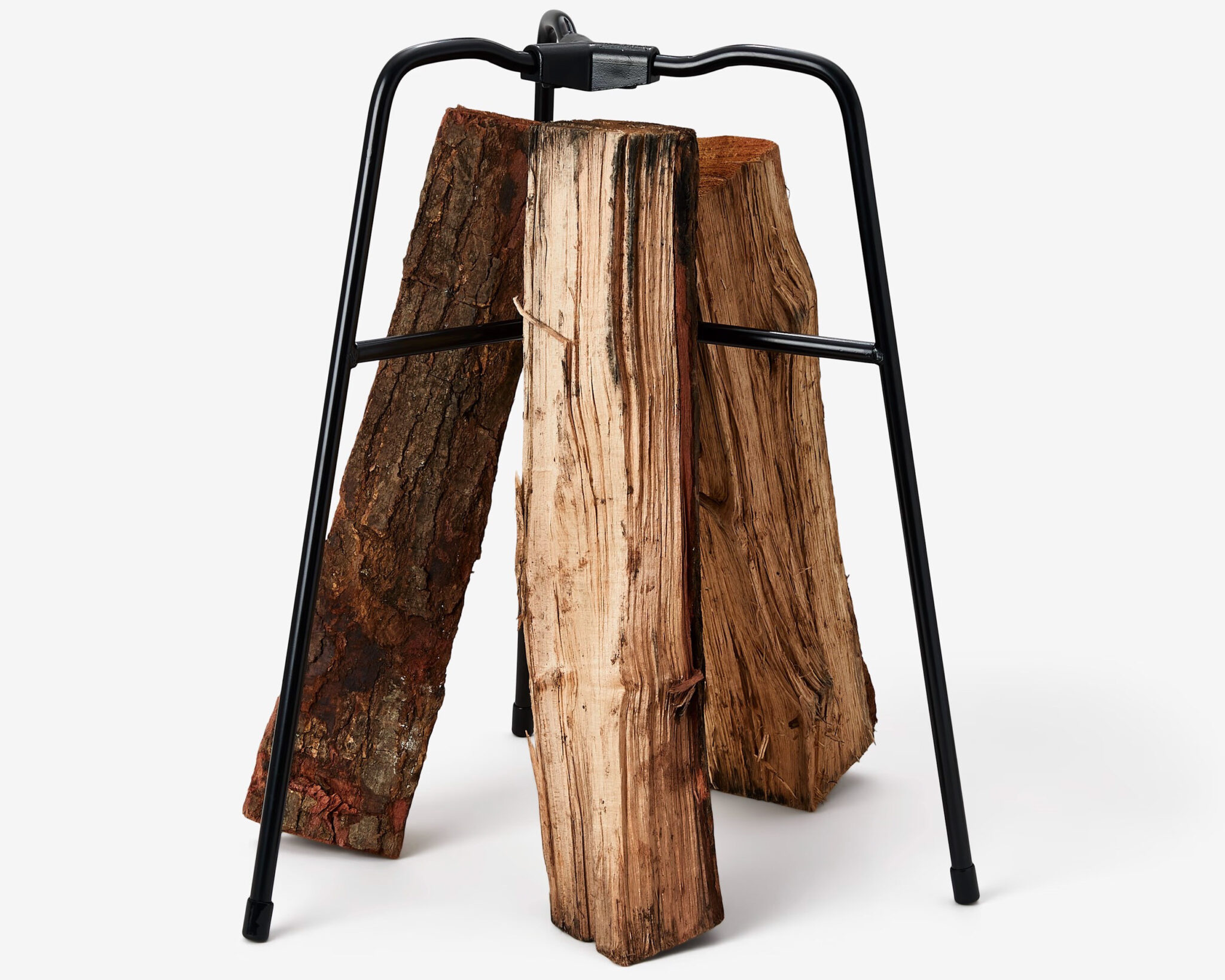 The "Flame Frame" Vertical Bonfire Builder + Cooking Stand