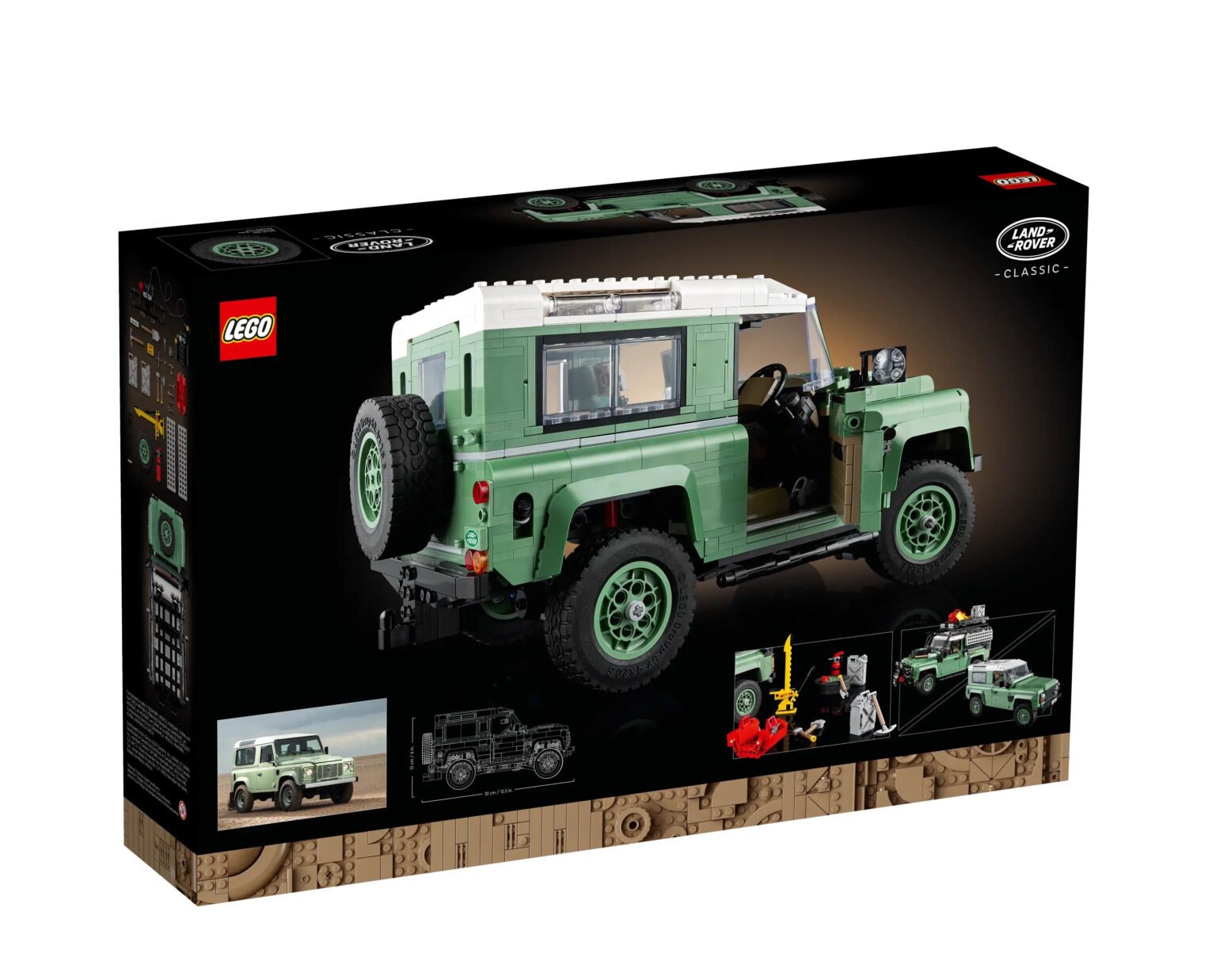 The New Lego® Icons Land Rover Classic Defender 90