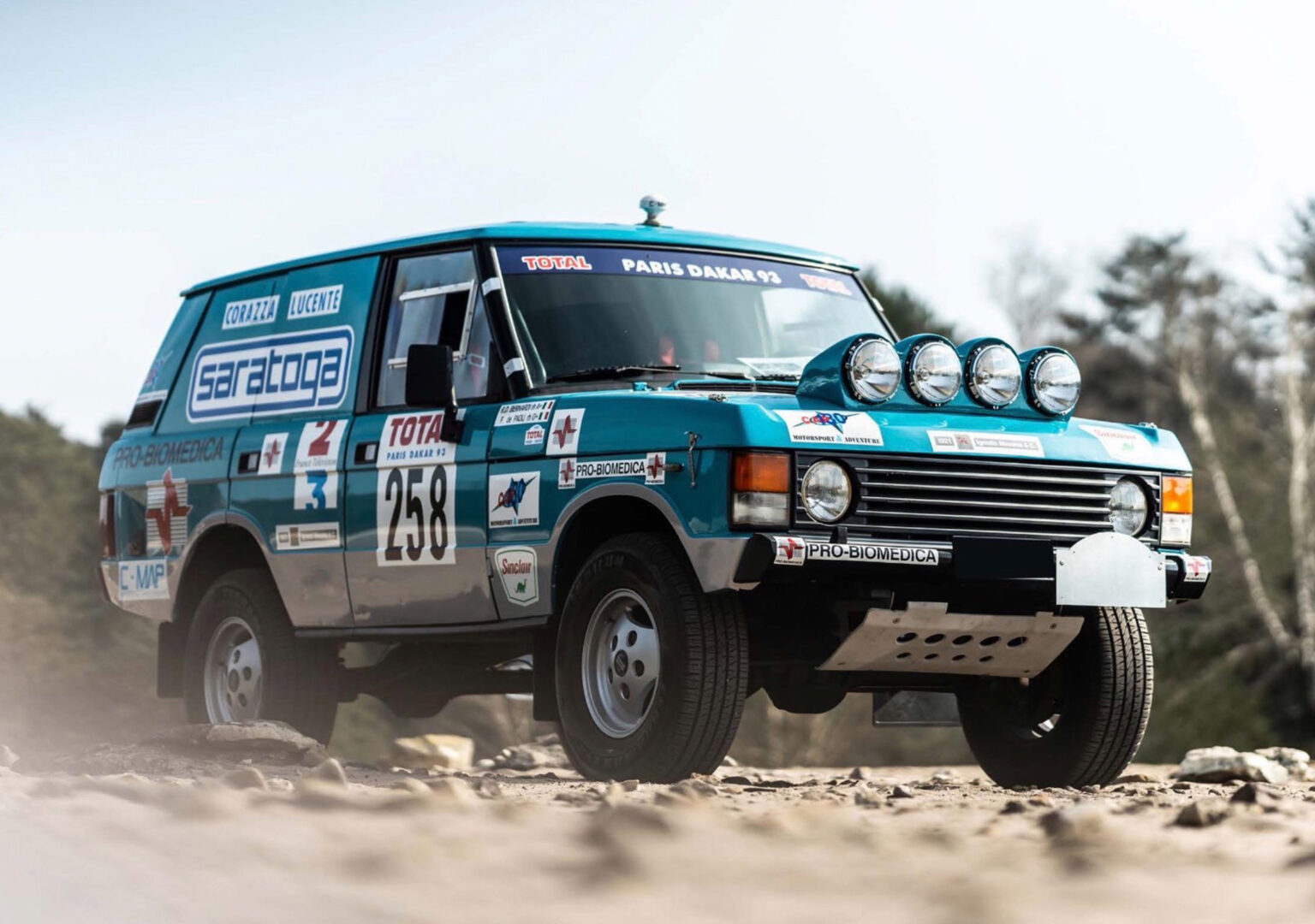 1991 Pharaohs' Rally Class Winner: A Rally Raid Range Rover
