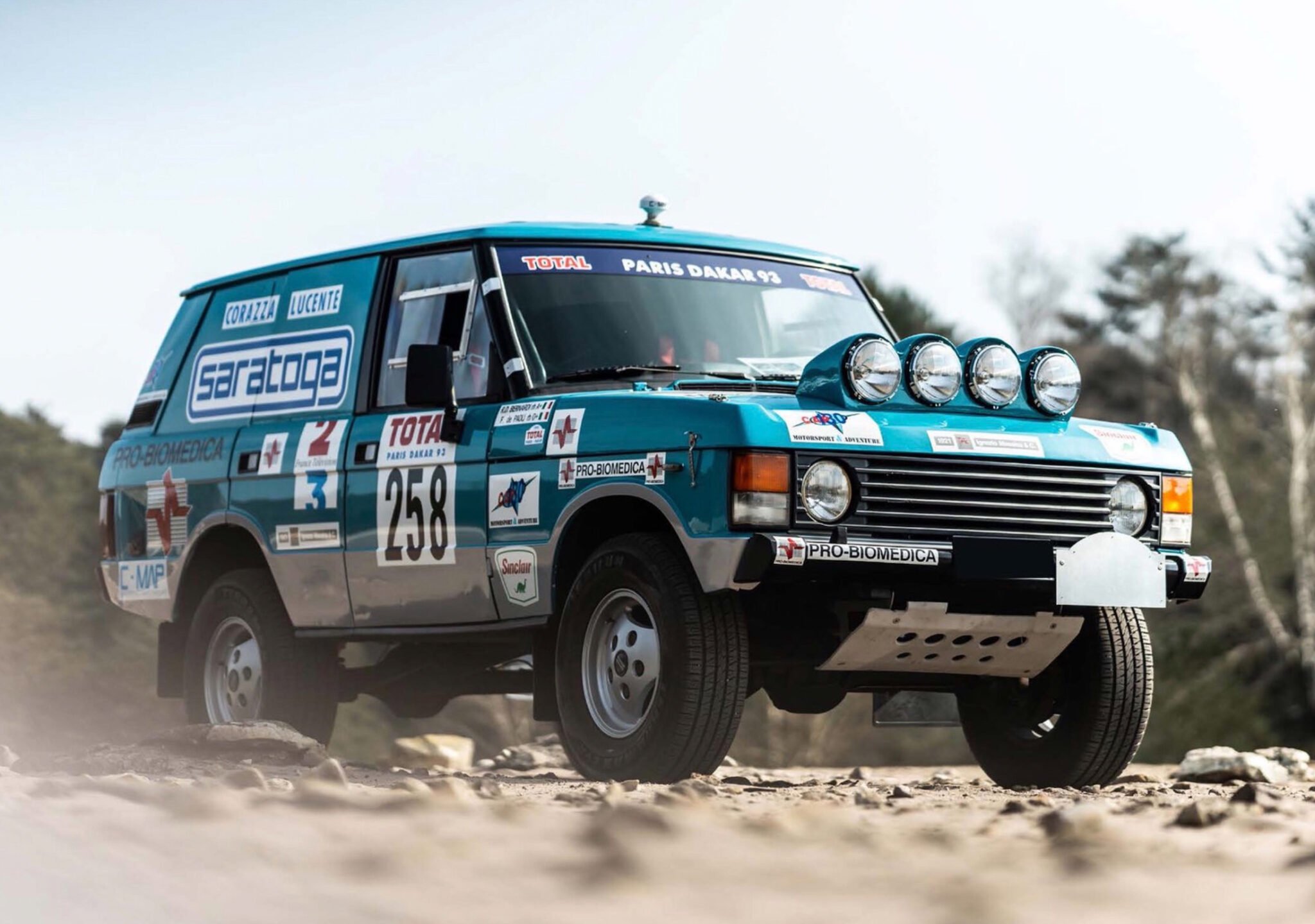 1991 Pharaohs' Rally Class Winner: A Rally Raid Range Rover