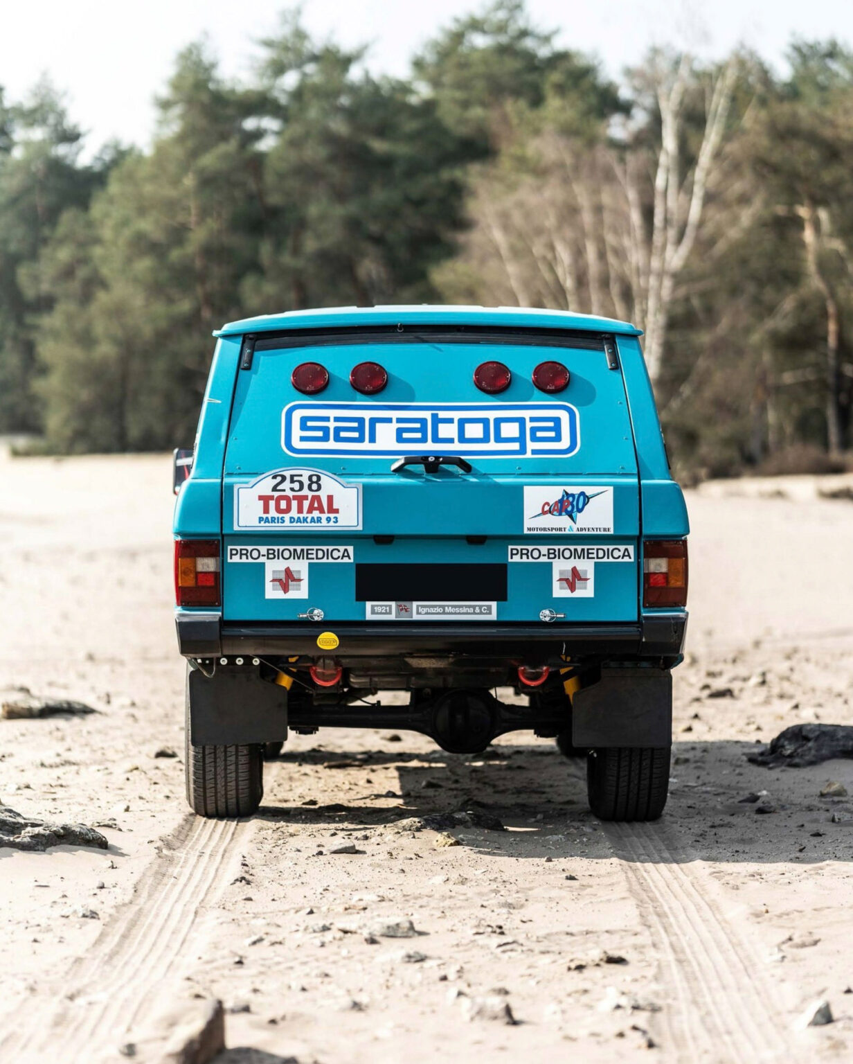 1991 Pharaohs' Rally Class Winner: A Rally Raid Range Rover