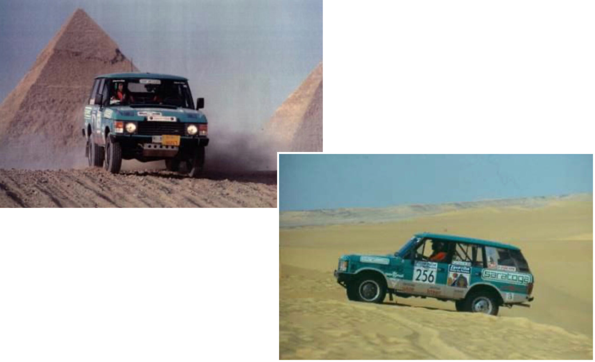 1991 Pharaohs' Rally Class Winner: A Rally Raid Range Rover