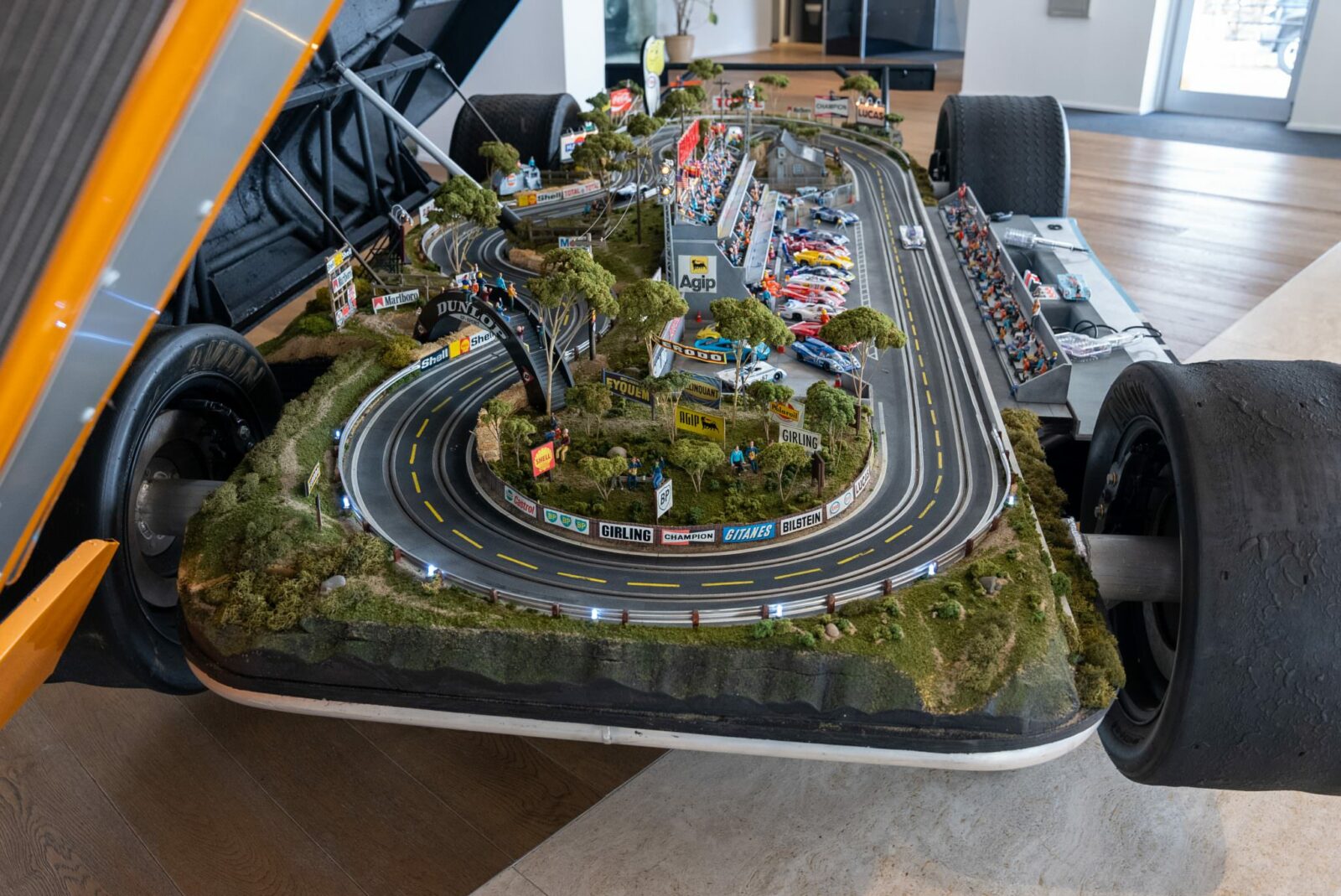 An Incredible 1:1 Scale Porsche 917 Le Mans Slot Car Raceway