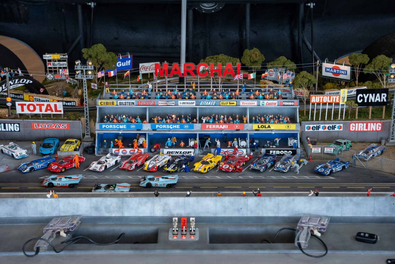 An Incredible 1:1 Scale Porsche 917 Le Mans Slot Car Raceway