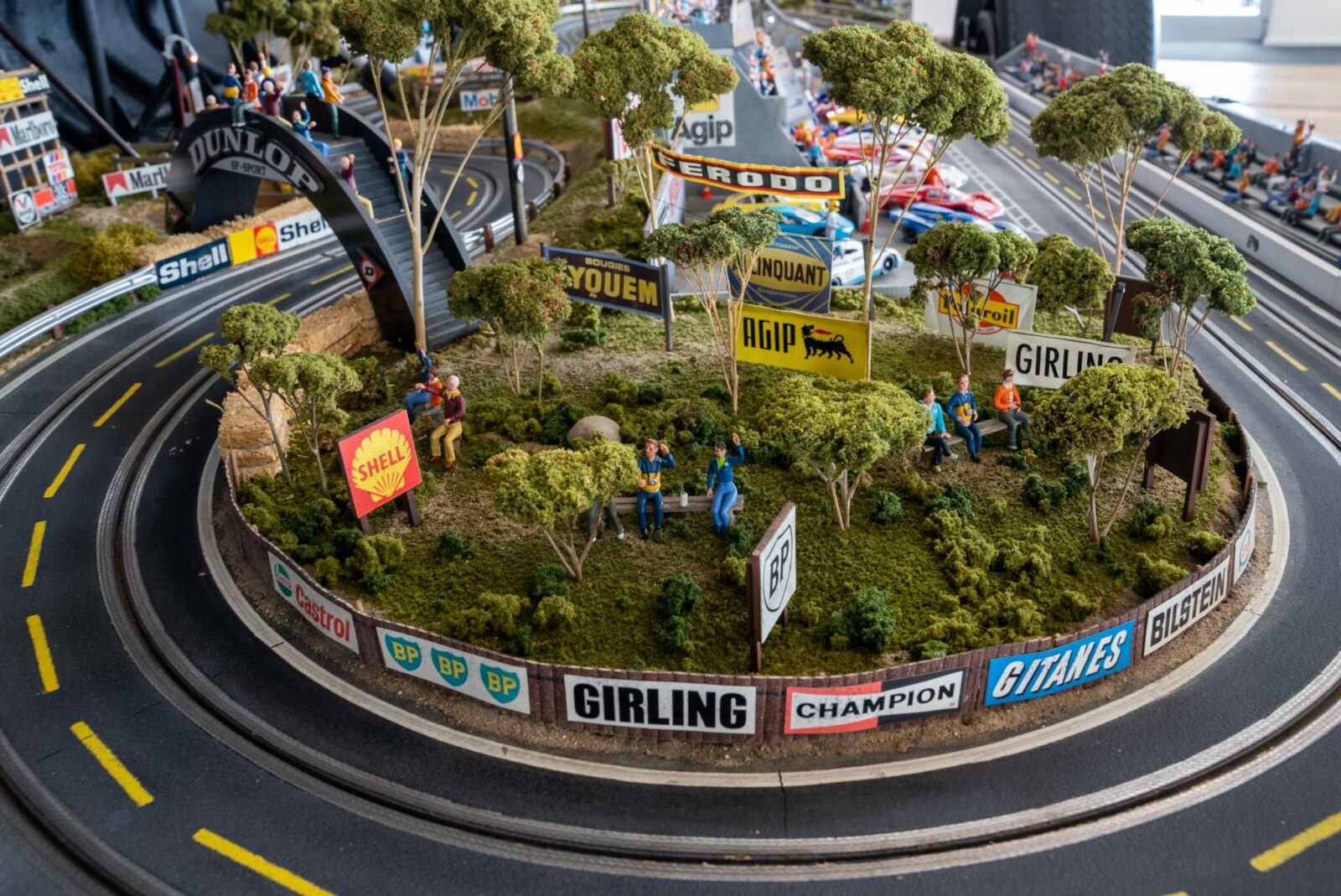 An Incredible 1:1 Scale Porsche 917 Le Mans Slot Car Raceway