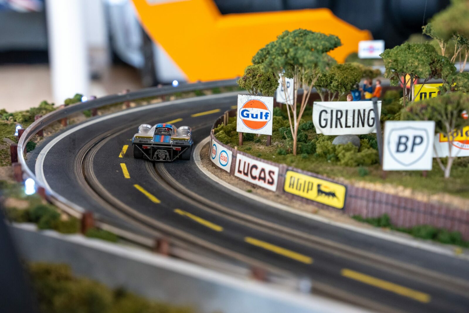 An Incredible 1:1 Scale Porsche 917 Le Mans Slot Car Raceway