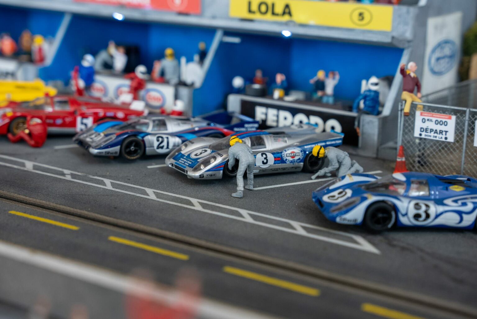 An Incredible 1:1 Scale Porsche 917 Le Mans Slot Car Raceway