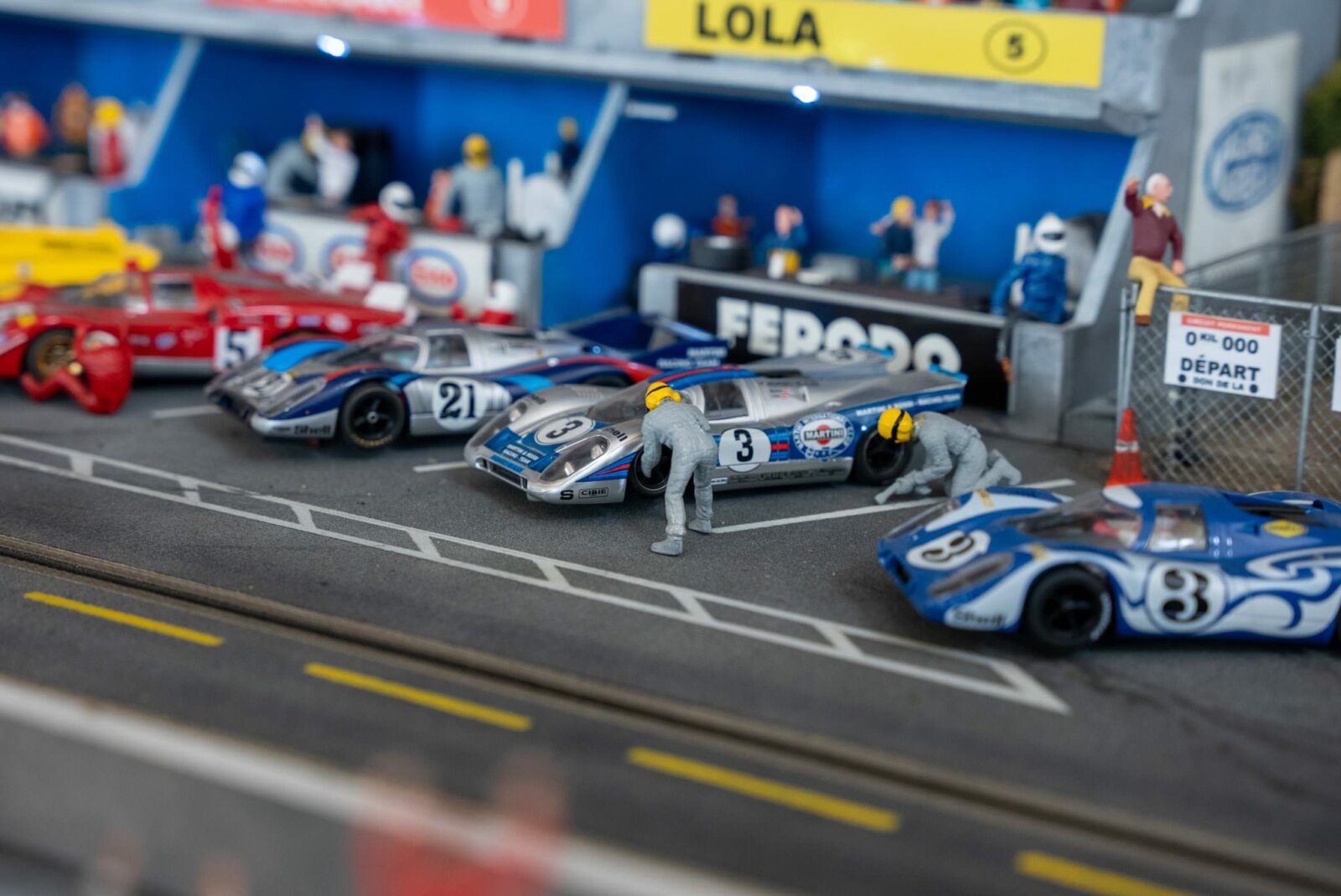 An Incredible 1:1 Scale Porsche 917 Le Mans Slot Car Raceway