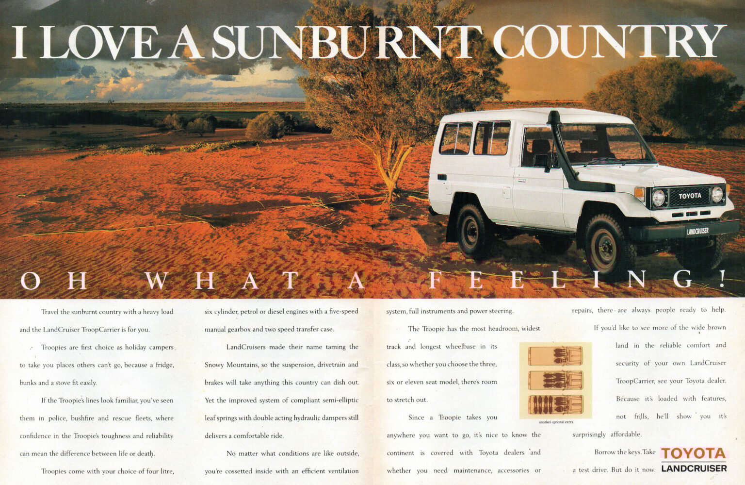 A Rebuilt Land Cruiser 70 Series Troop Carrier – The Mighty "Troopy"