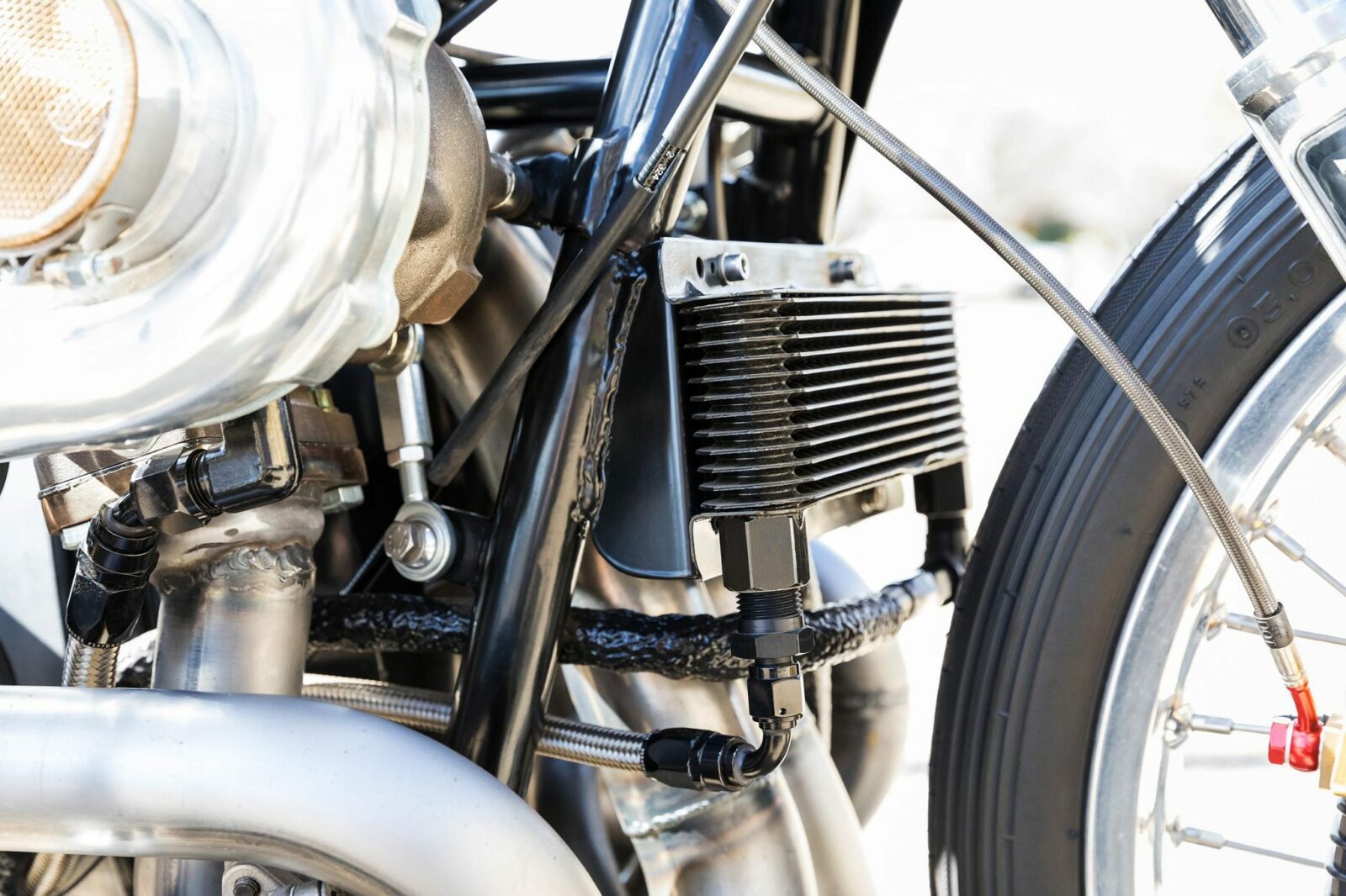 Motorcycle Madness: The Twin-Turbo Boxer Metal BMW R100